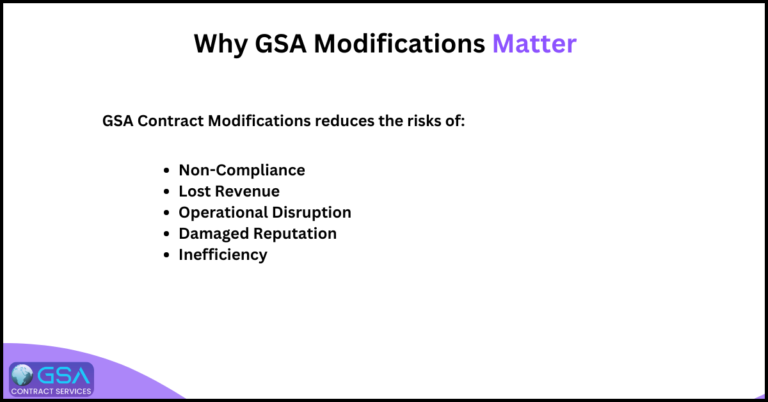 GSA Modifications: Types, Timing, And Tips – Blogs | GSA Contract Services