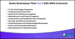 What Businesses Need A GSA MAS Contract? – Blogs | GSA Contract Services